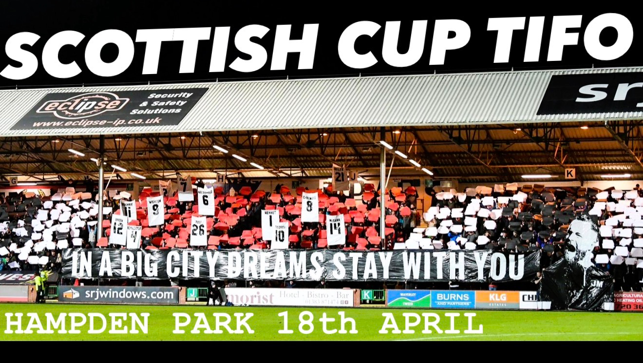 Fundraiser by Jason Canning : SCOTTISH CUP SEMI FINAL TIFO