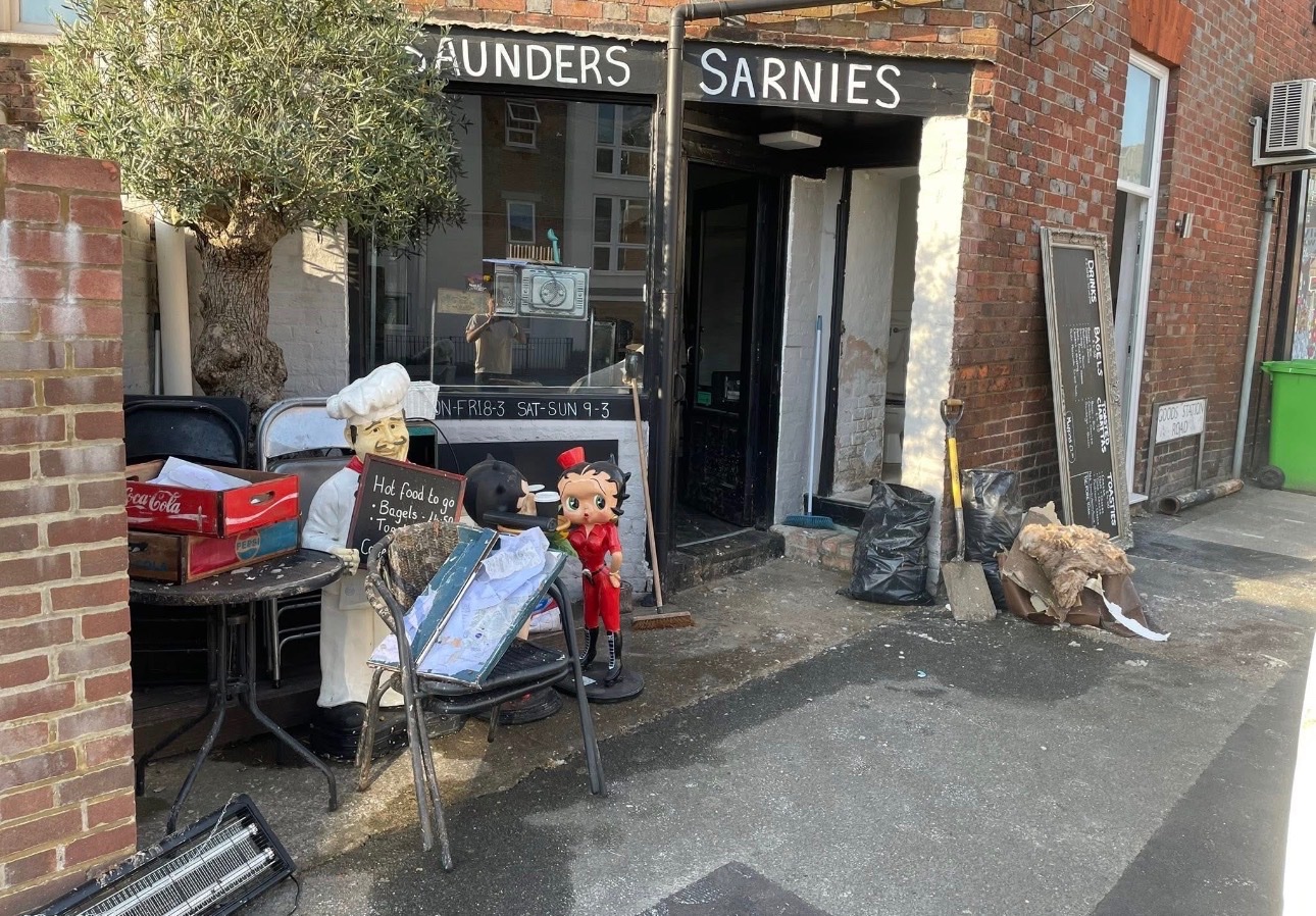 Fundraiser by Fiona Branch : Get Saunders Sarnies back open again