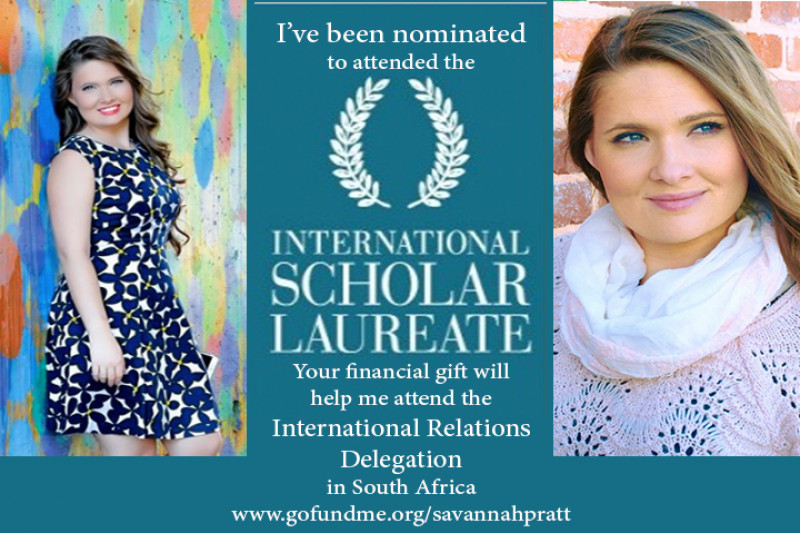 Fundraiser by Savannah Pratt : Savannah's International Delegation