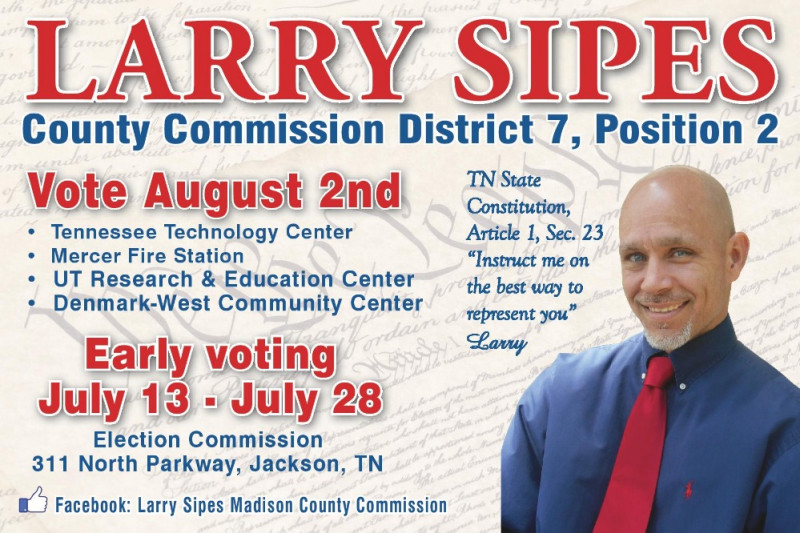 Fundraiser by Larry Sipes : Larry Sipes, County Commissioner