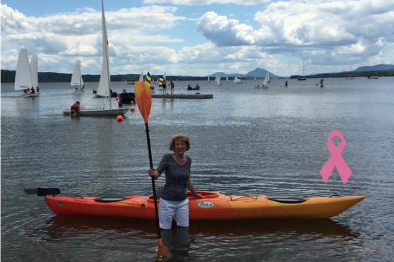 Fundraiser by Carol Woods : Carol Kayaks for Breast Cancer