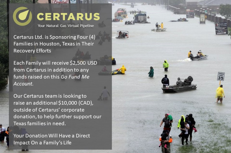 Fundraiser by Nathan Ough : Certarus Hurricane Harvey Support