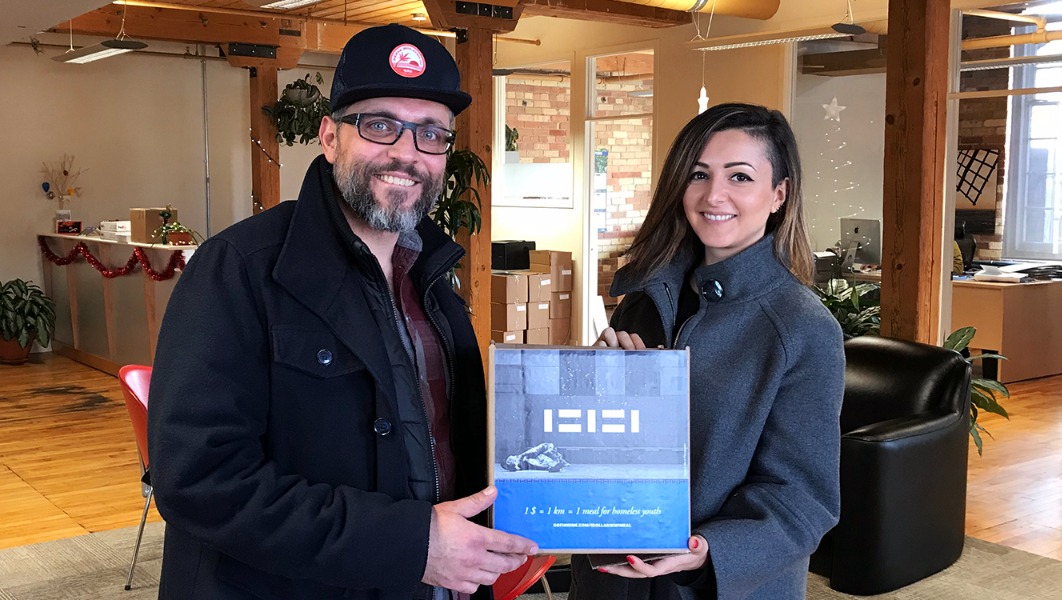 Fundraiser by Antonia V. Goga : 1$ = 1km = 1meal for homeless youth