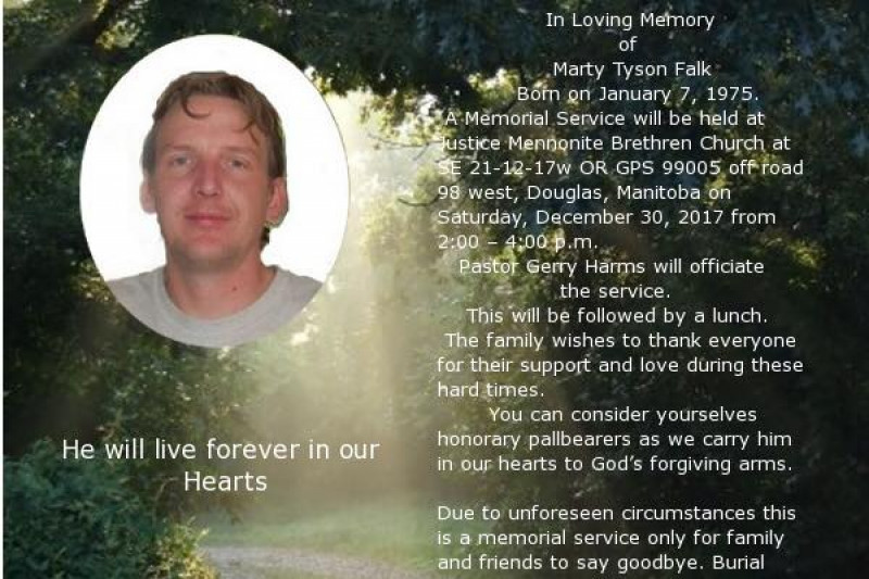 Fundraiser for Ken Falk by Jae Doyle : Marty Falk Memorial