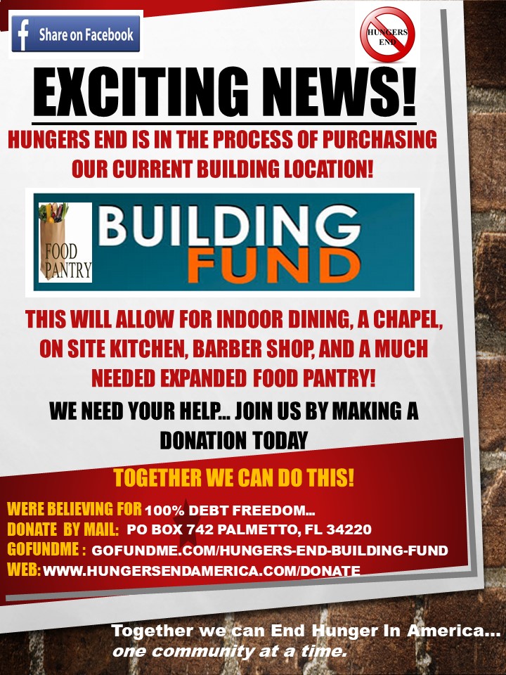 Fundraiser by Carl Snyder : Hungers End Donations Fund