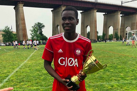 Fundraiser by SC GJOA : Moussa's Soccer Trip to Norway