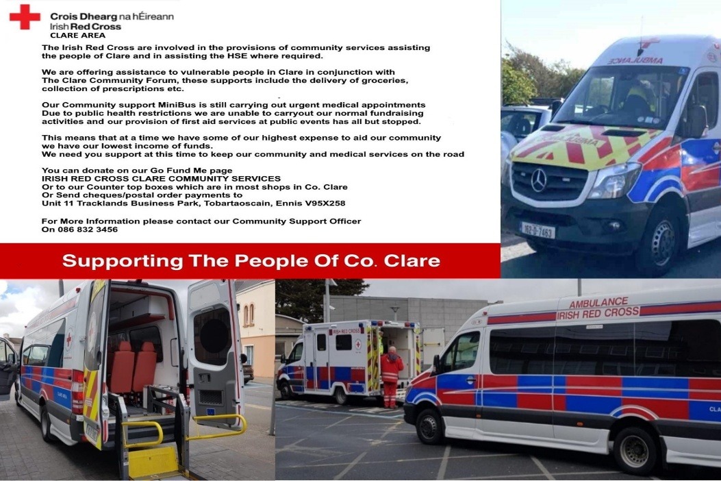 Fundraiser for Irish Red Cross Clare Community Services by ...