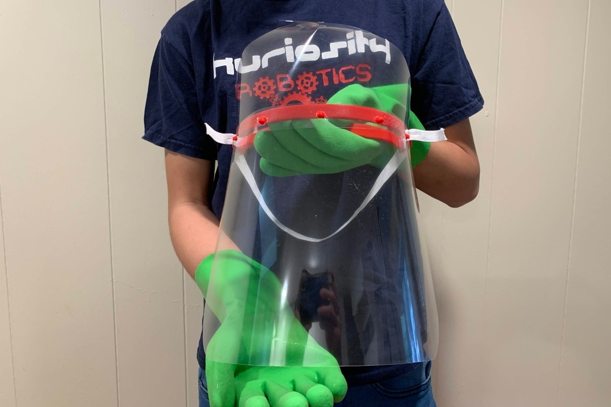 Fundraiser by Kuriosity Robotics : Face Shields for Frontline Workers
