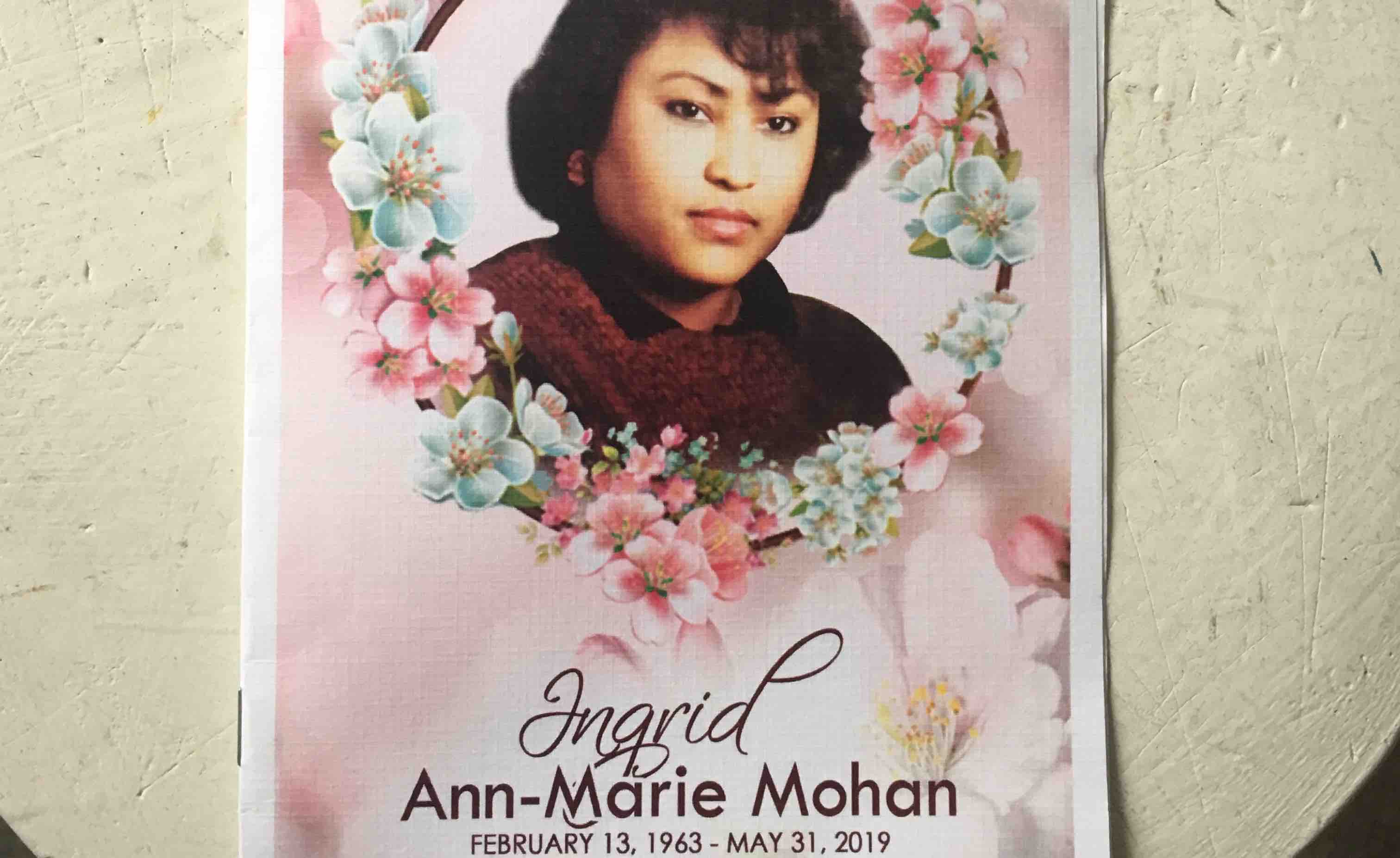 Fundraiser by Nicholas Mohan : In Loving Memory of Ingrid Mohan