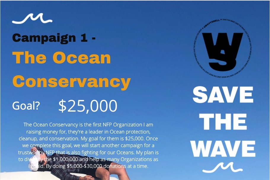 Fundraiser by Josh Snell : SAVE THE WAVE- Campaign #1 - The Ocean ...