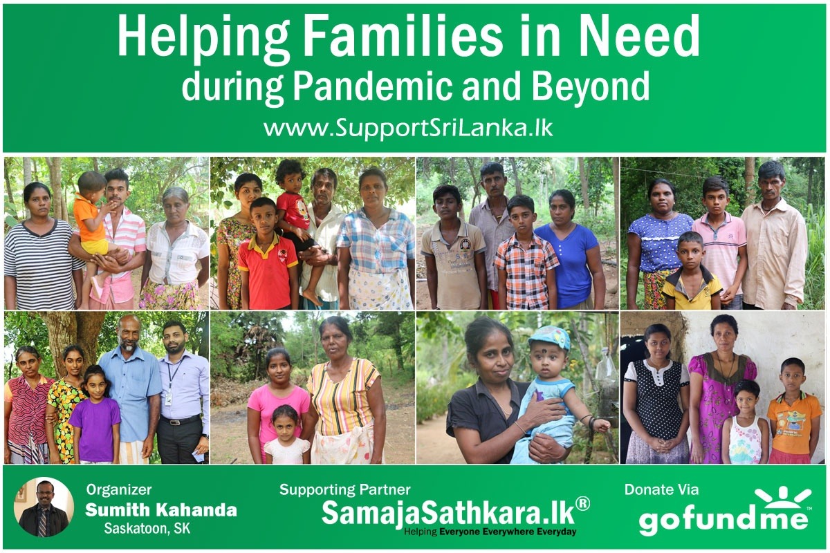 Fundraiser by Sumith Kahanda : Helping Poor Families During Pandemic ...