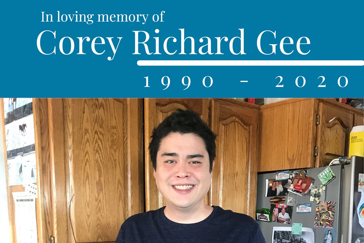 Fundraiser by Bryan Gee : In Loving Memory of Corey Richard Gee