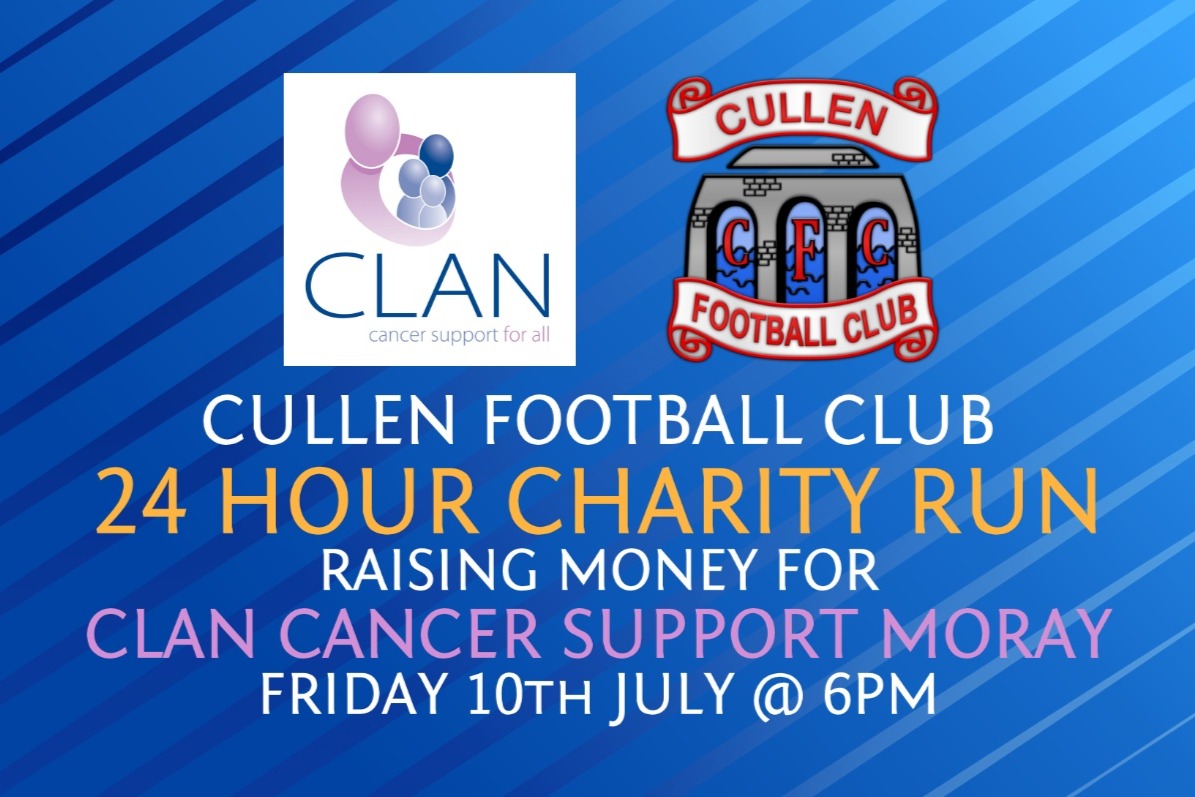 Fundraiser by Iain Mair : Cullen FC 24 Hour Charity Run
