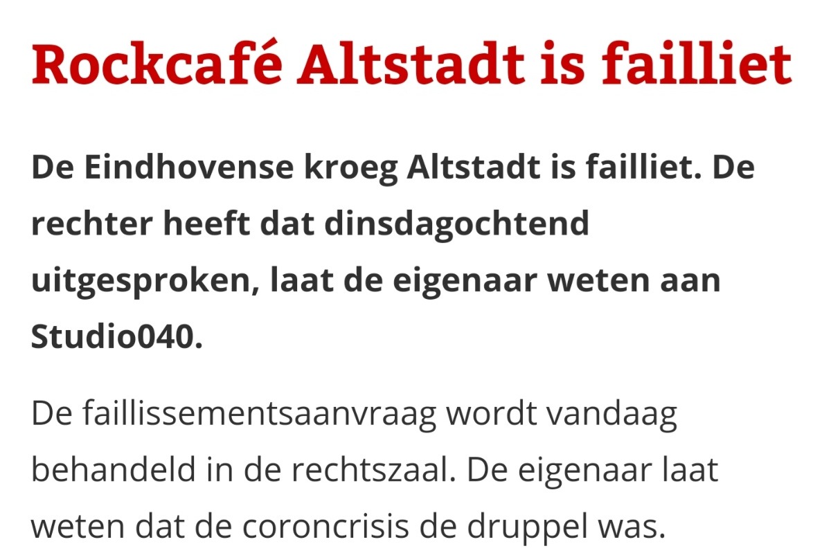 Fundraiser for Die Neue Altstadt BV by Frank Franssen : RED DE ALTSTADT