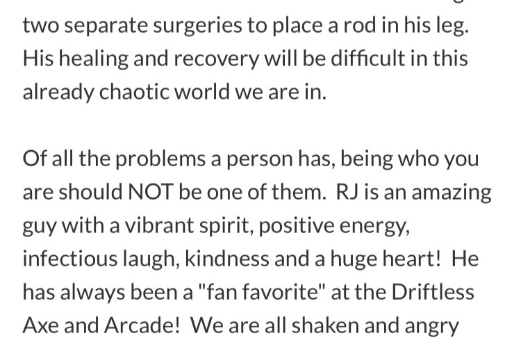 Fundraiser for Ronald Johnson by Kelly Hardison : HOPE for RJ