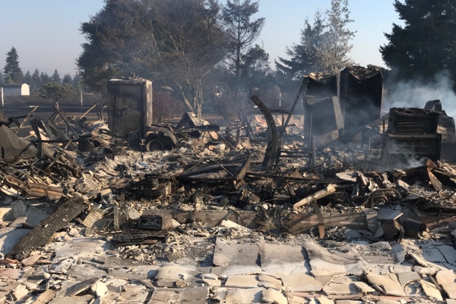Fundraiser by Meghan Lerch : Devastating wild Brush fire destroys our home