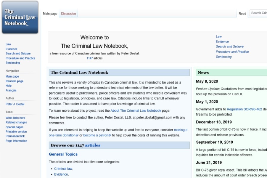 Fundraiser by Peter Dostal : Support The Criminal Law Notebook