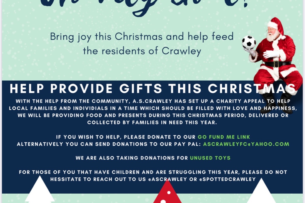 Fundraiser by AS Crawley : A.S Crawley X Spotted Crawley Xmas Fundraiser
