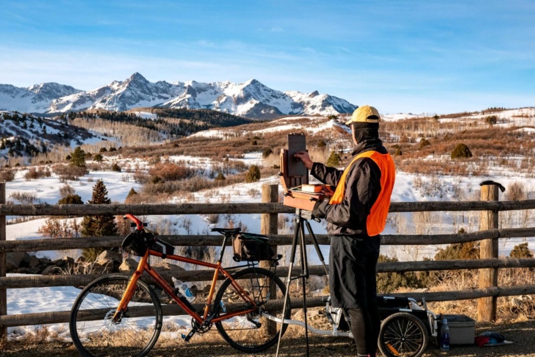 Fundraiser by Lewis Williams : Lewis Williams Painting the USA By Bike