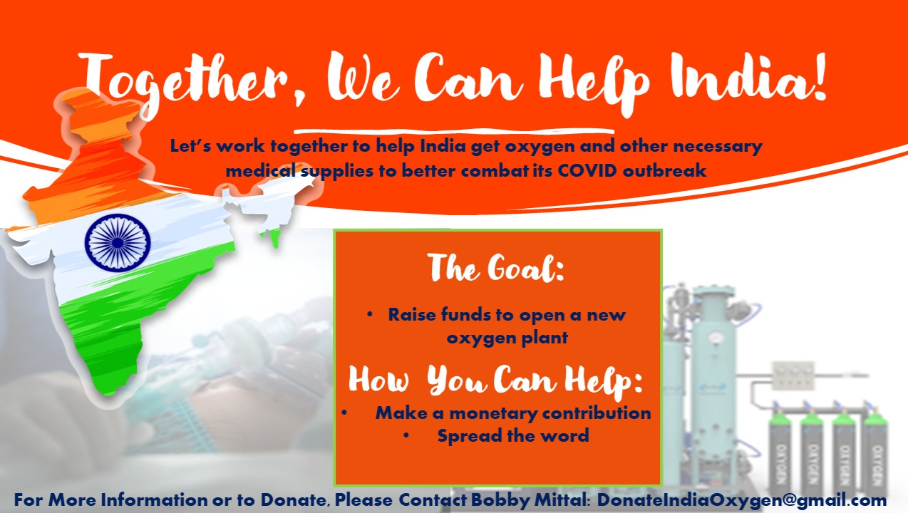Fundraiser by Bobby Mittal : Help India for Installing Oxygen Plant