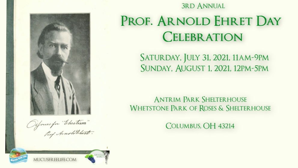 Fundraiser by Prof. Spira : Prof. Arnold Ehret Day Celebration ...