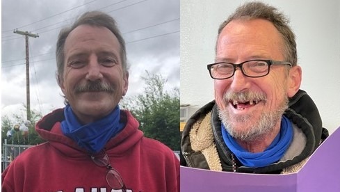 Fundraiser for John Laird by Leslie Watkins : John Laird's new smile