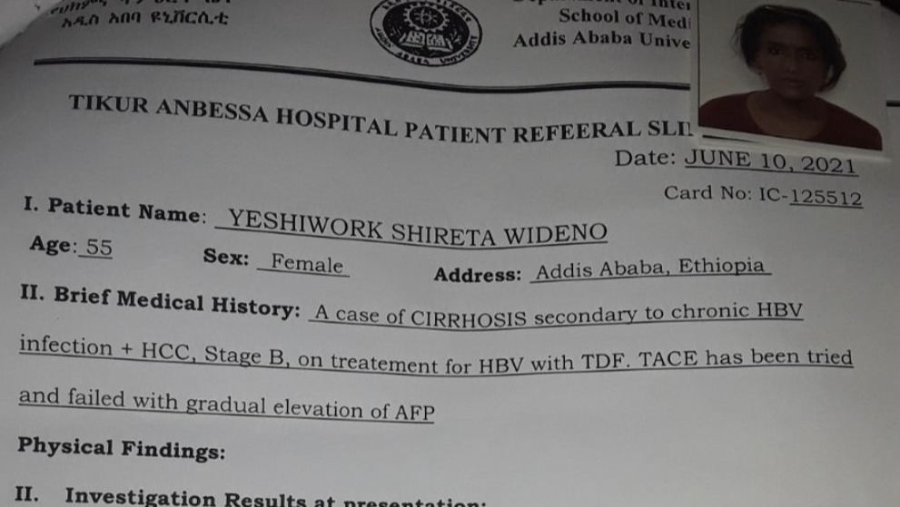 Fundraiser for Yeshiwork Shireta Wideno by Isayas Daniel : Please help ...
