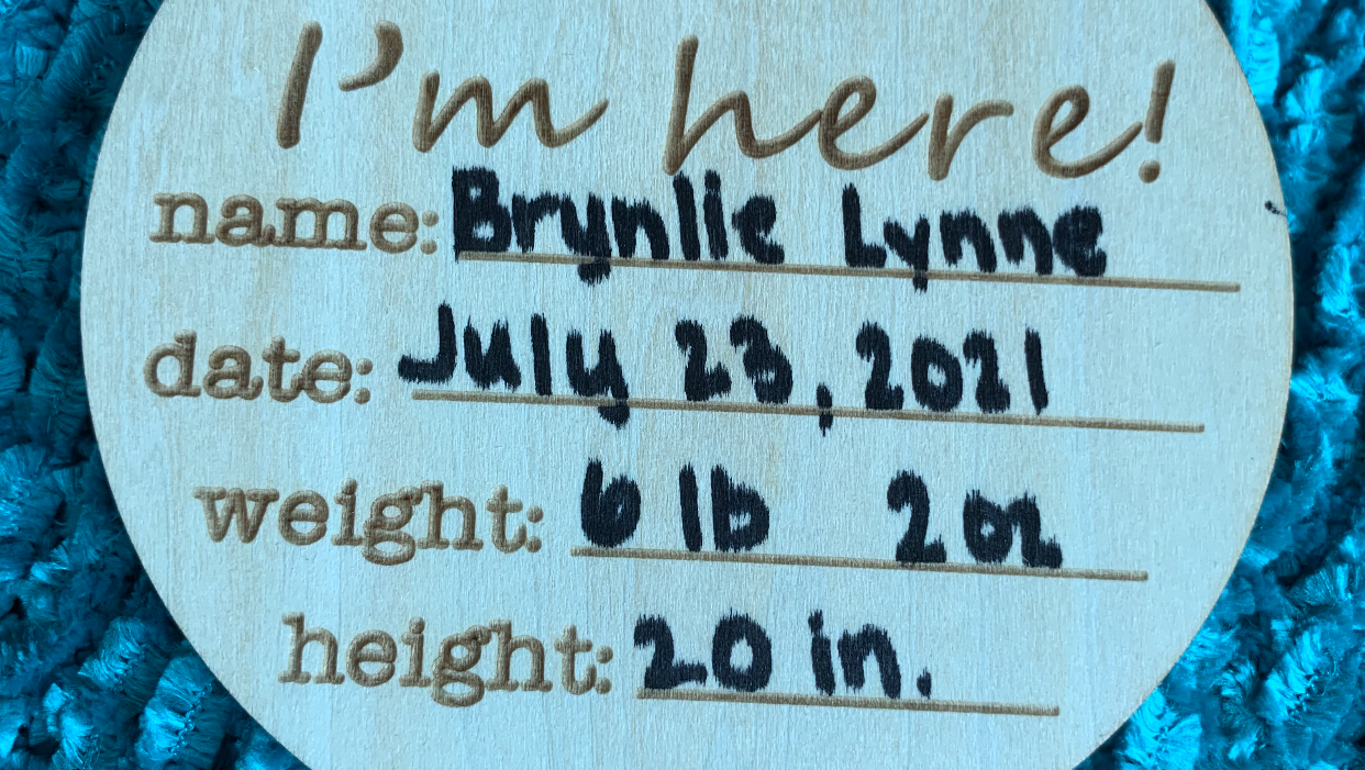 Fundraiser for Kortni Pizel by Callie Krause : Brynlie Lynne Pizel