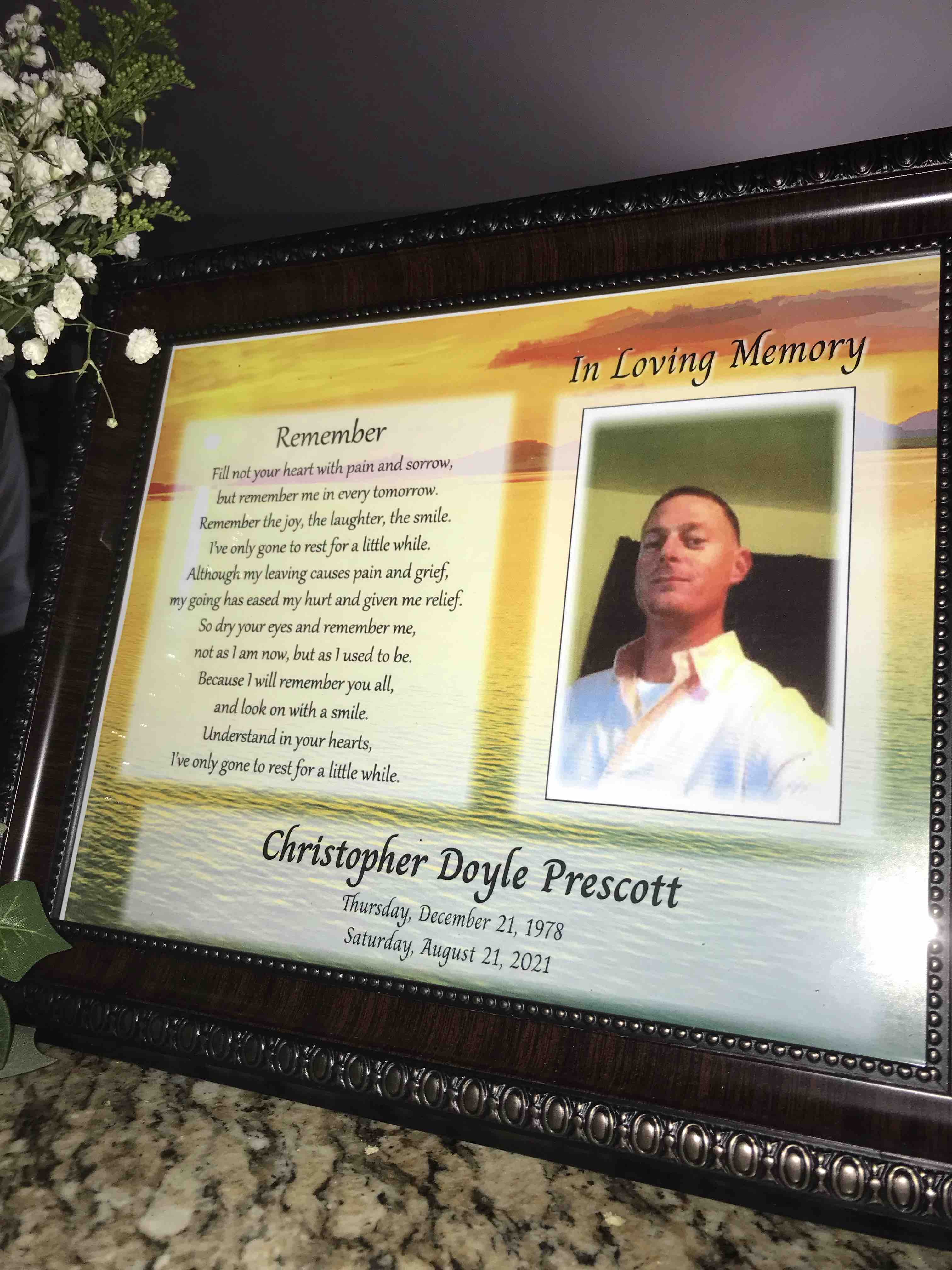 Fundraiser by Trinity Prescott : Christopher Prescott Funeral Arrangements