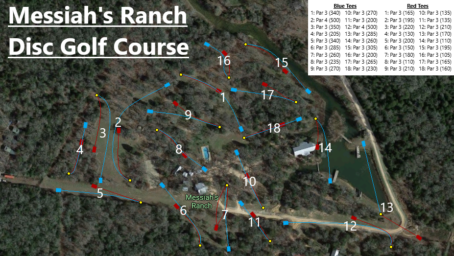 Fundraiser by Tyler Pharr : Messiah's Ranch Disc Golf Course Baskets