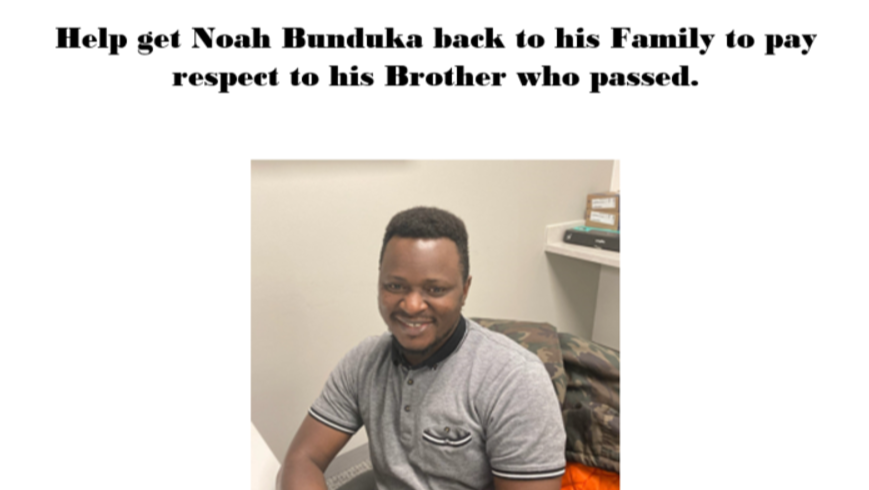 Fundraiser for Noah Bunduka by Keith Rigsby : Sending Noah to his Family