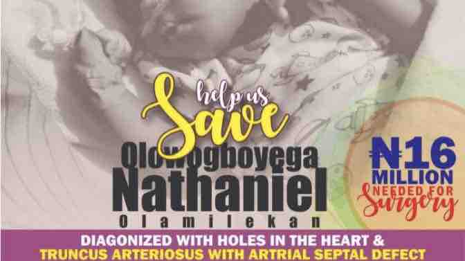 Fundraiser by Deborah Bamidele : Help Nathaniel live