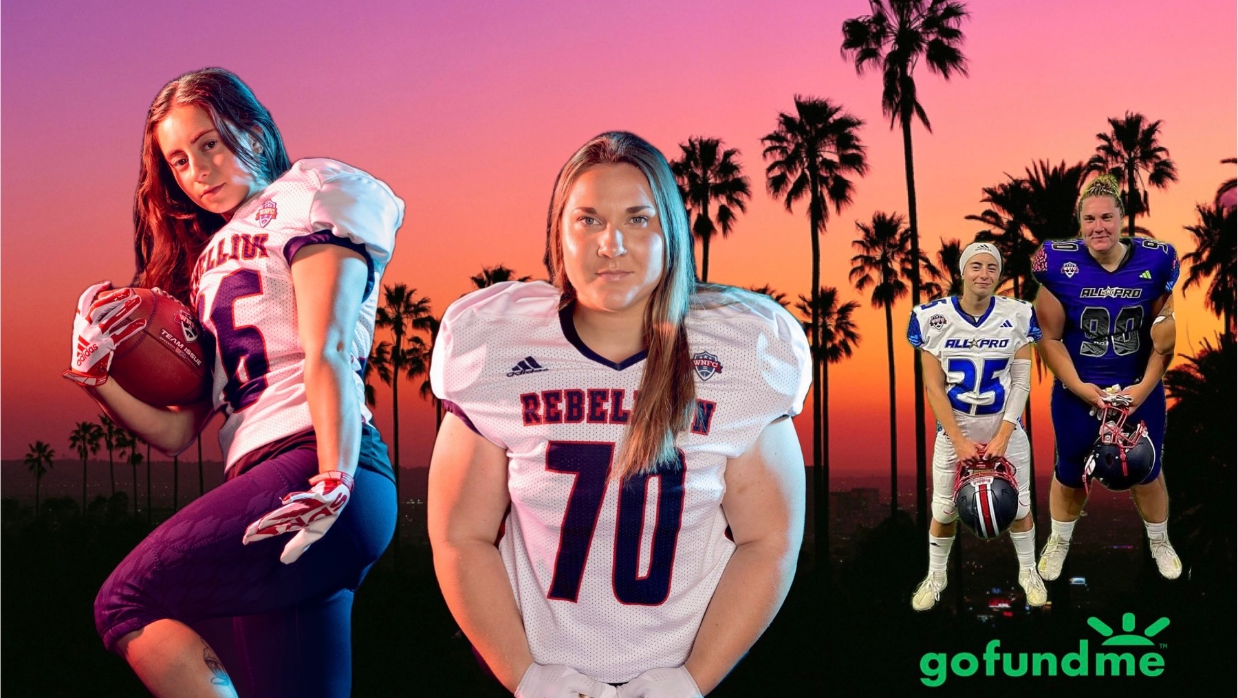 Fundraiser by Melina Malaxos : Help Melina & Johanna play football in USA