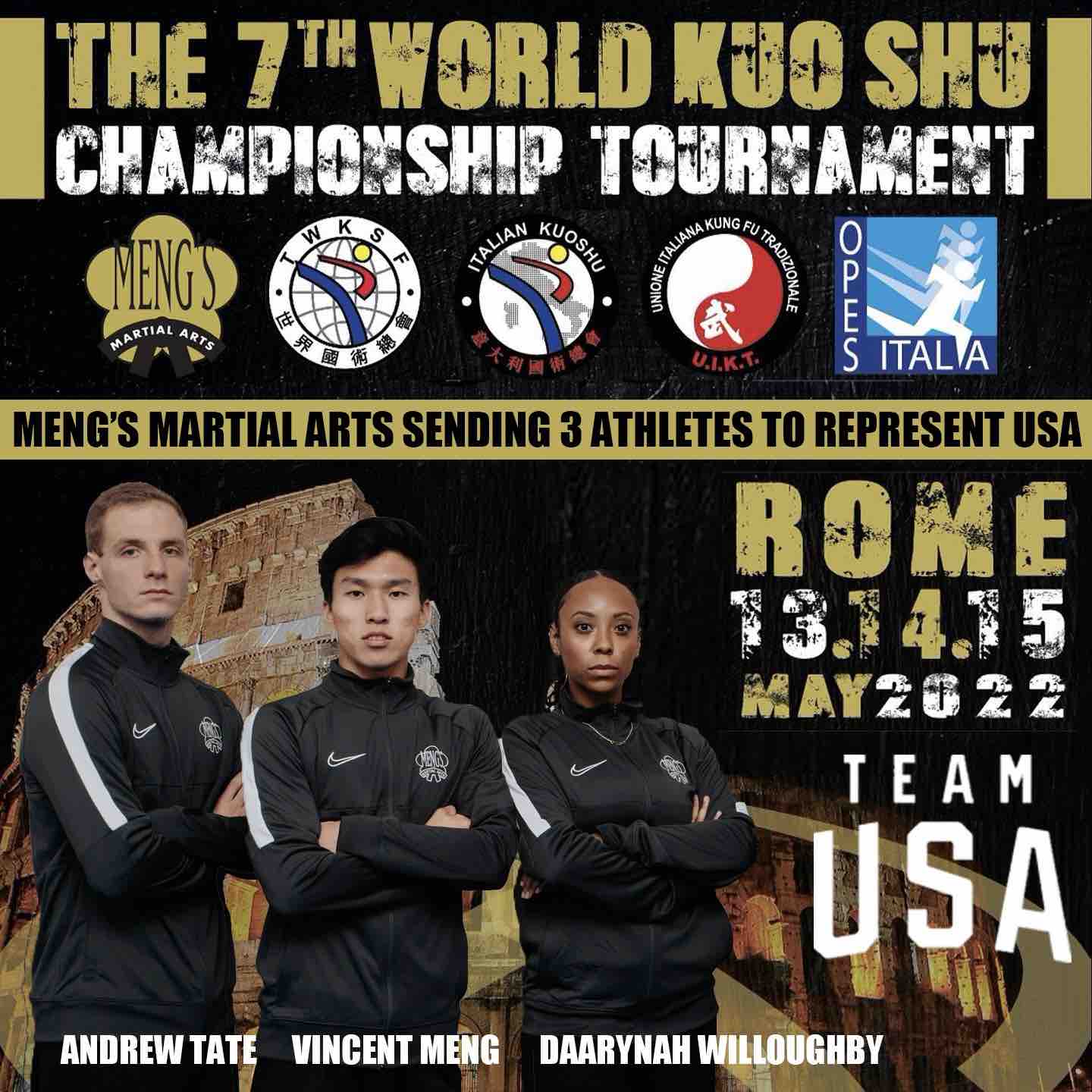 Fundraiser by Vincent Meng : Vincent 2022 Kuo Shu Worlds