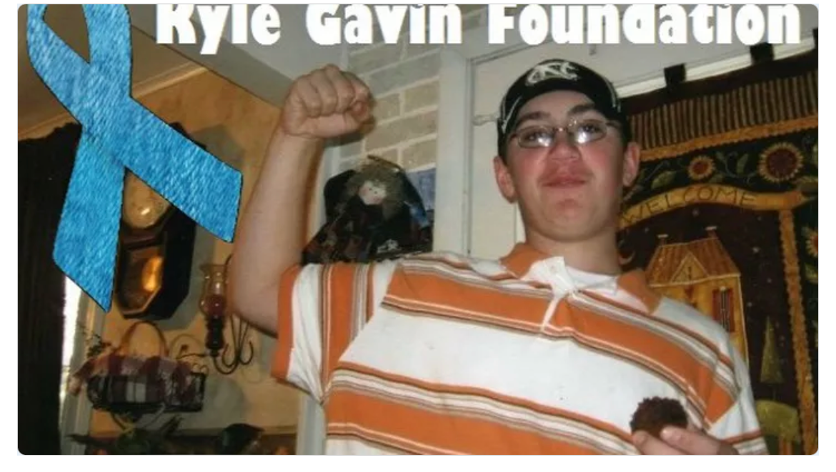 Fundraiser by Cheryl Gavin : Kyle Gavin Foundation