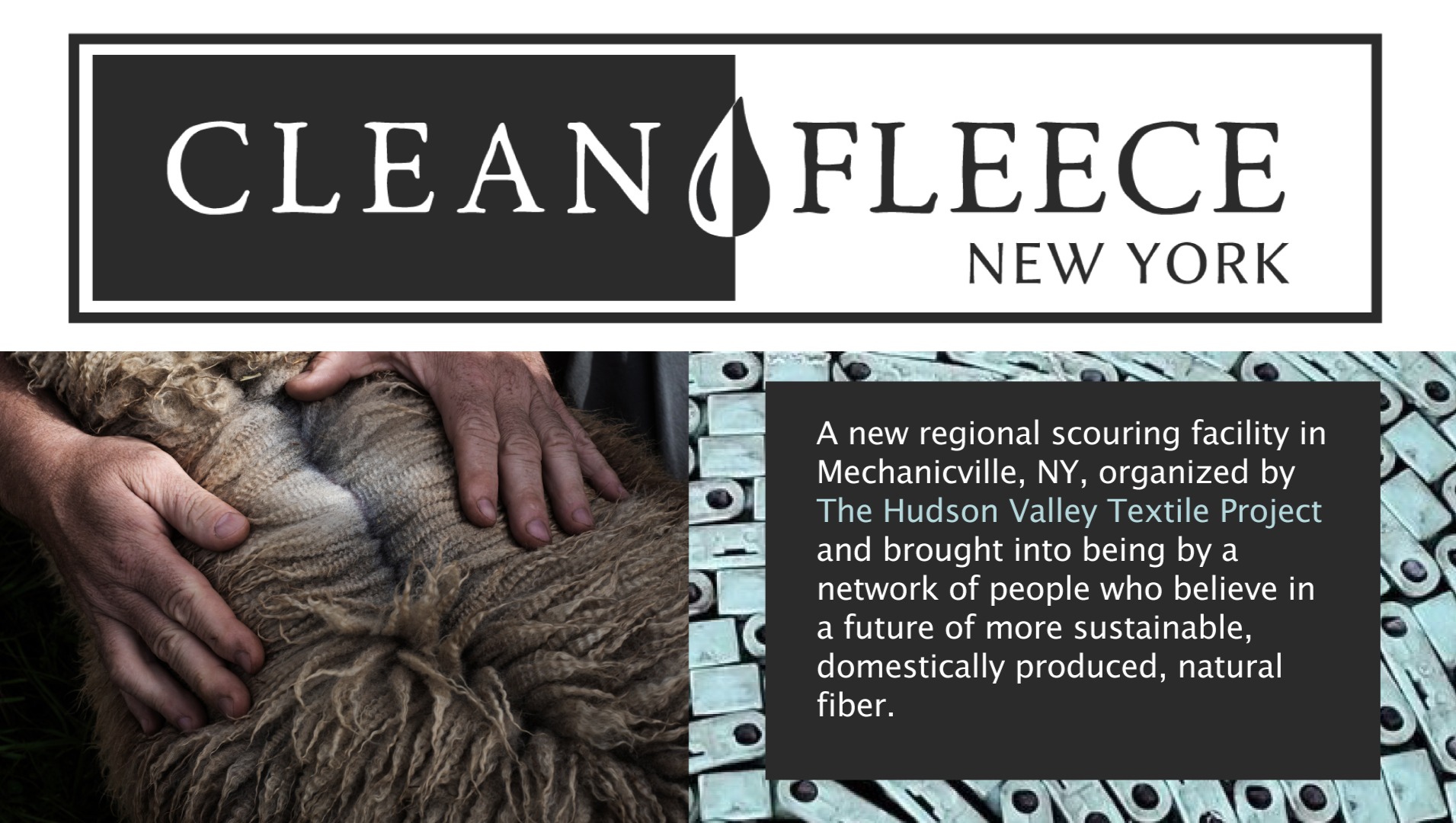Fundraiser by Hudson Valley Textile Project : Clean Fleece NY a ...