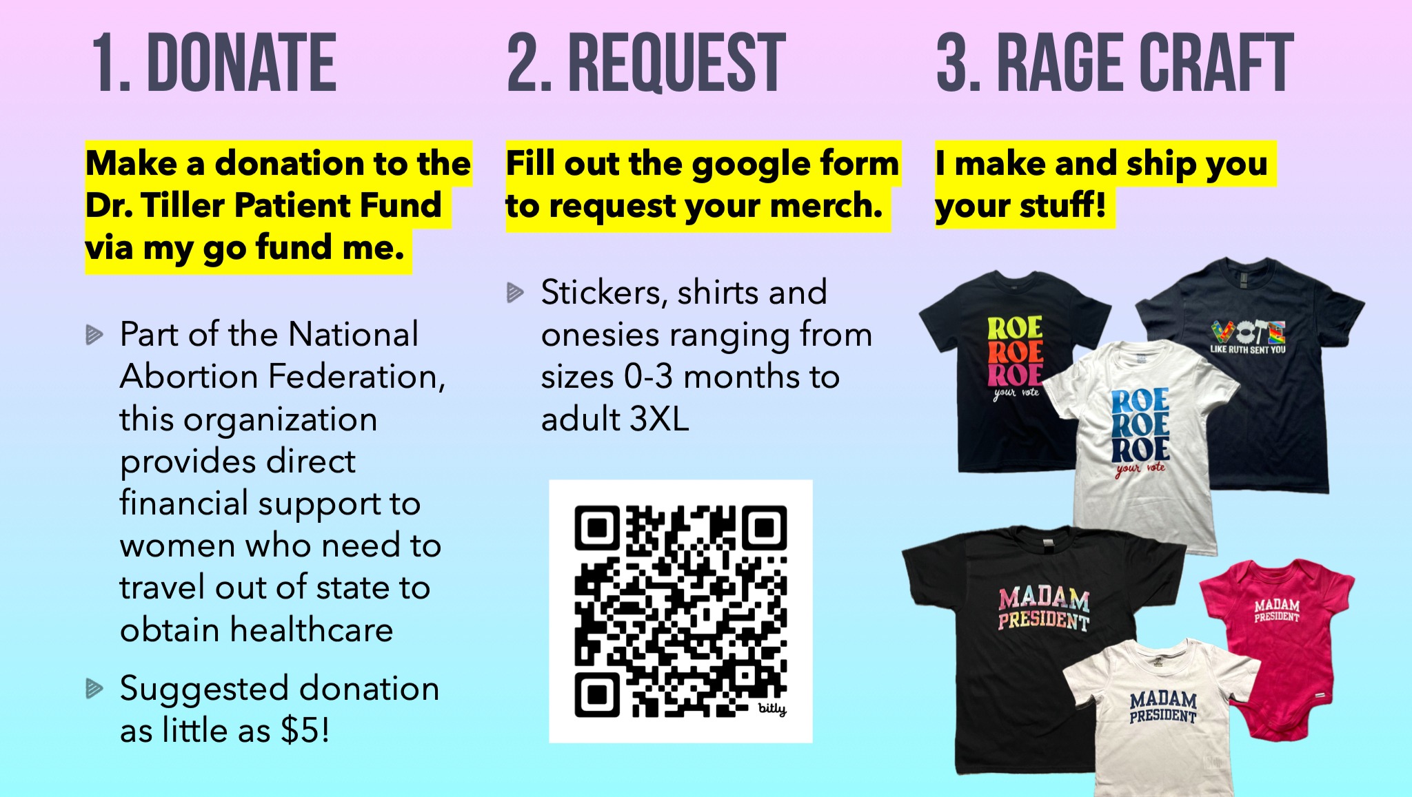 Fundraiser by Adrian Moyer : Rage Crafting for Abortion Access