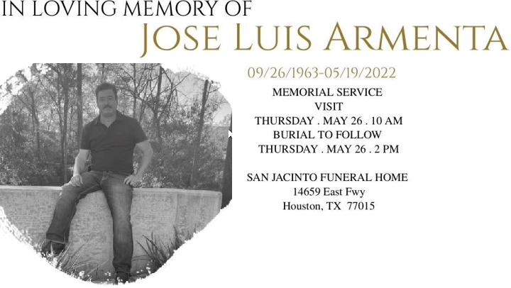 Fundraiser for Juan Armenta by David Armenta : Jose Luis Armenta ...