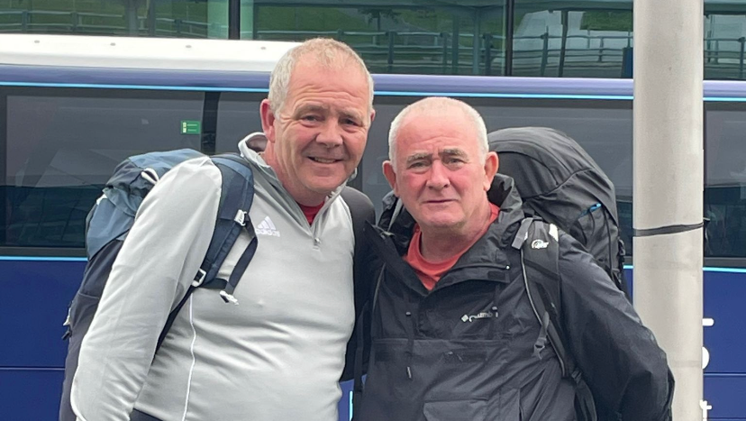 Fundraiser by David Farrell : David Farrell walking The Ignatian Way