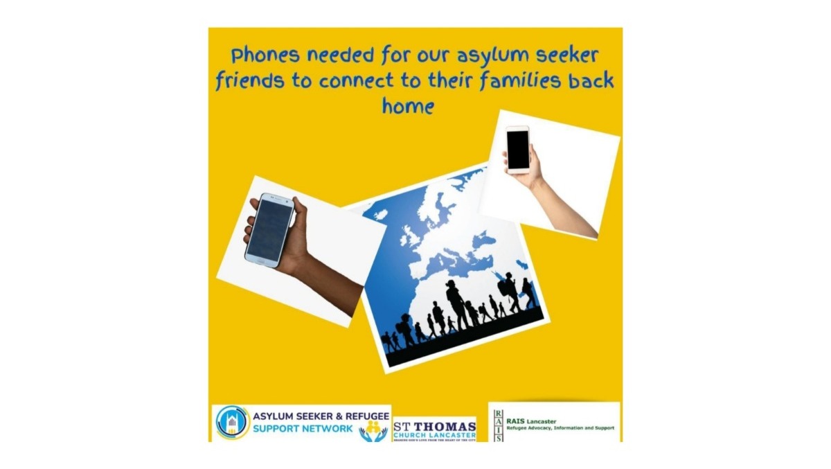 Fundraiser for RAIS Lancaster by Maja Moller : Mobile phones needed for ...