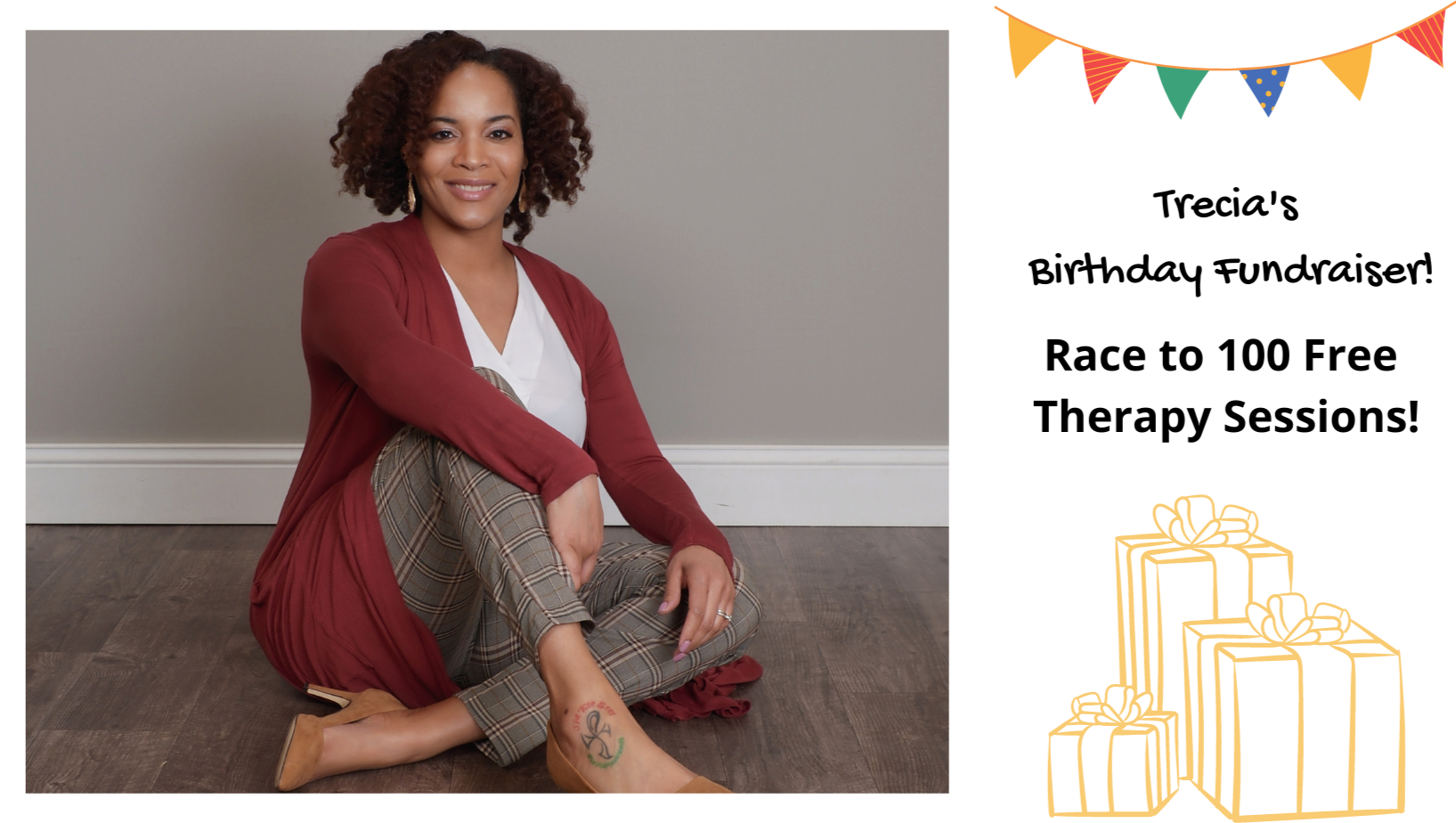 Fundraiser by Trecia Davis : Race to 100 Free Therapy sessions!