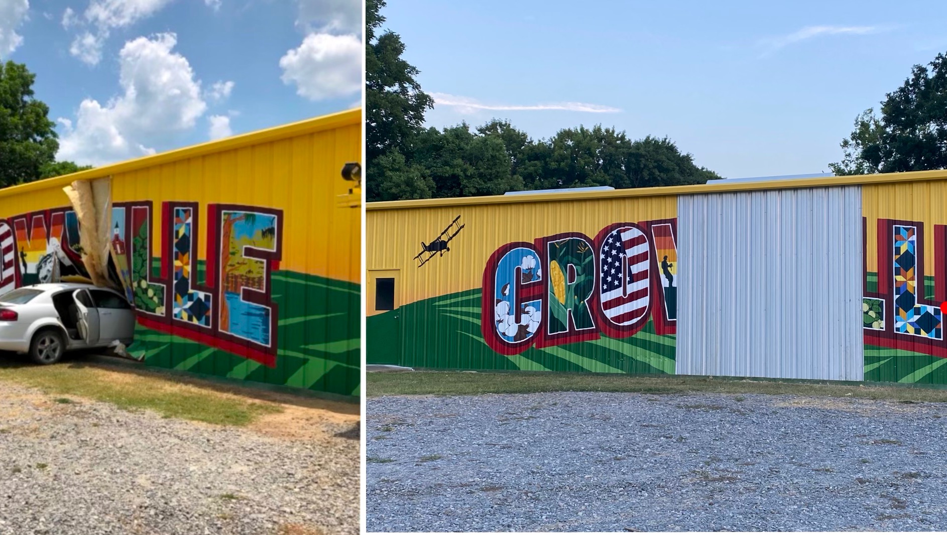 Fundraiser by Renee Ward : Crowville Postcard Mural Repair