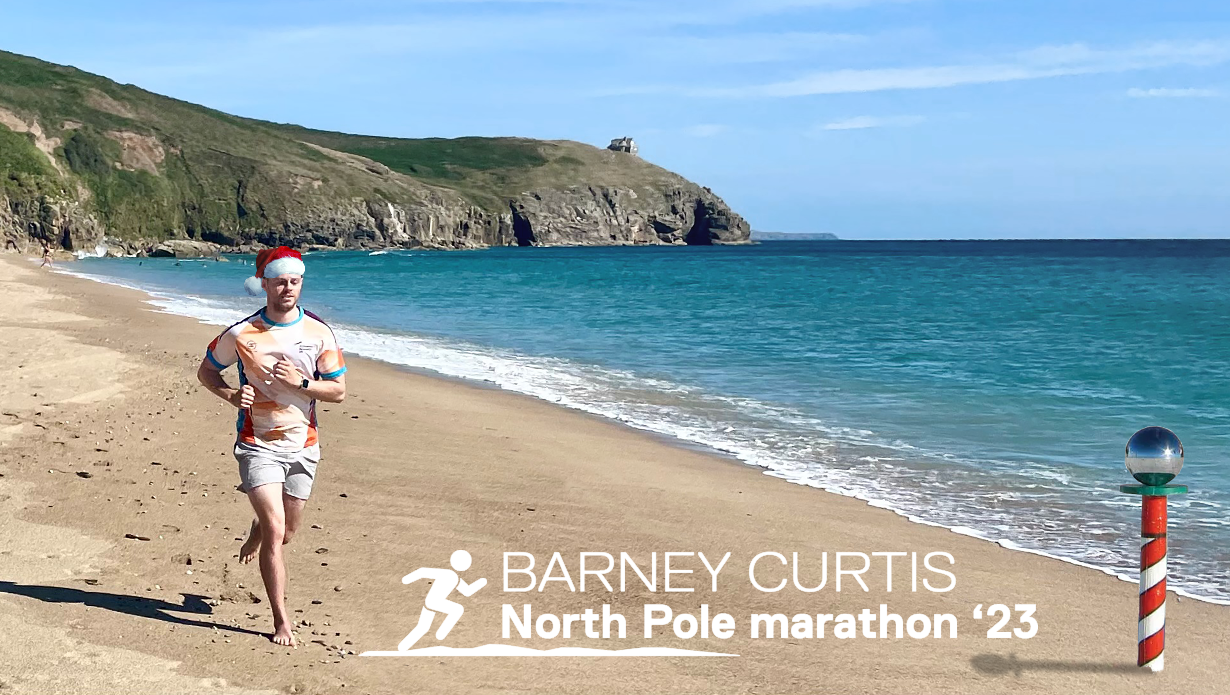 Fundraiser by Barney Curtis : Barney Curtis runs the North Pole Marathon