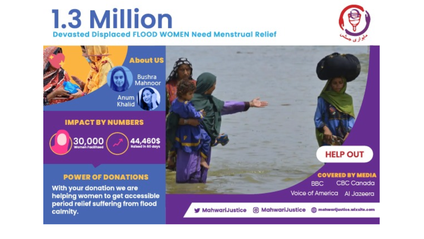 Fundraiser by Ayesha Khan : Mahwari Justice: Menstrual Relief for Pakistan