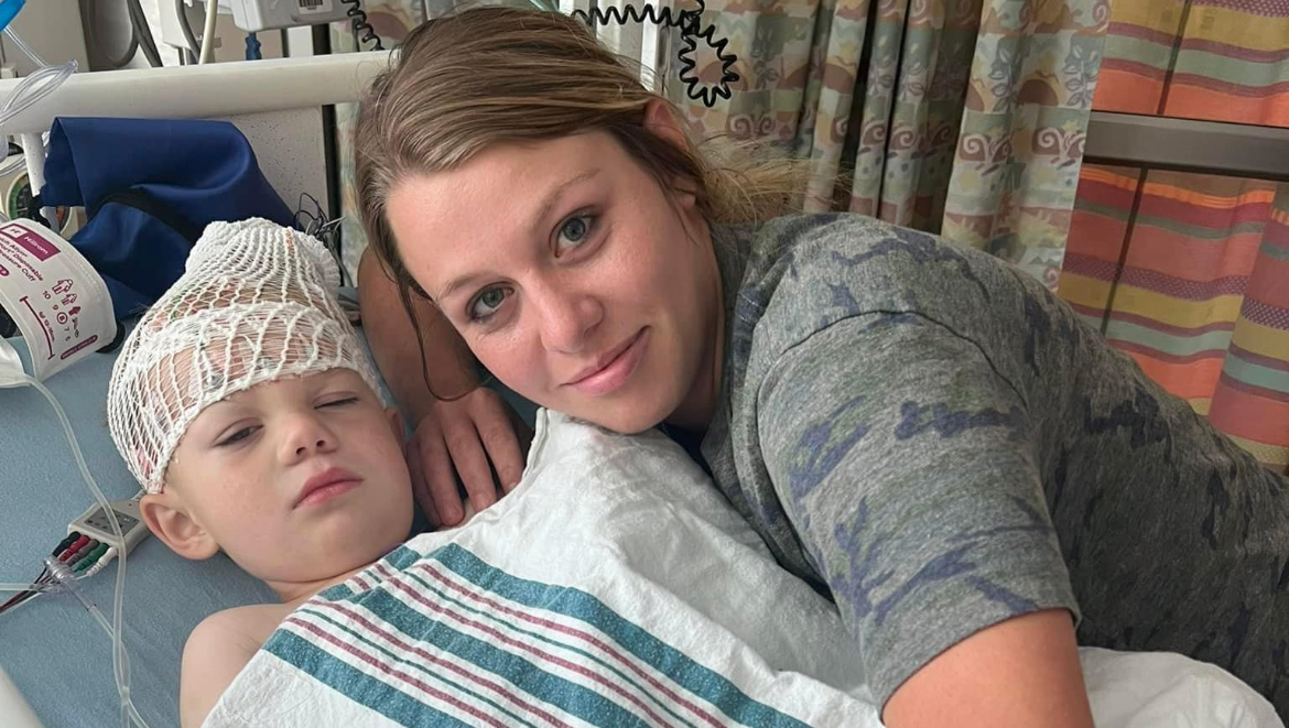 Fundraiser for Jamie Schwartz by Mark Bauer : Kian and his mom (Jamie ...