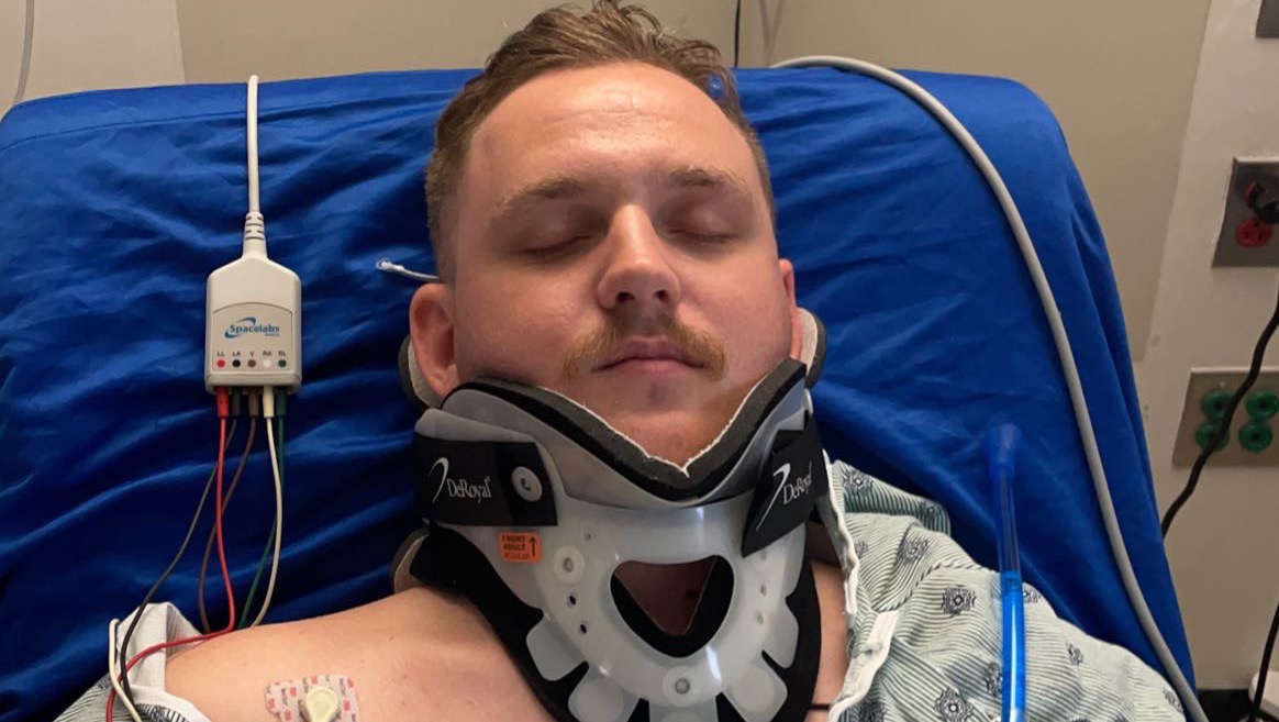 Fundraiser for Tyler Christie by Matthew Lord : Tyler broke his neck