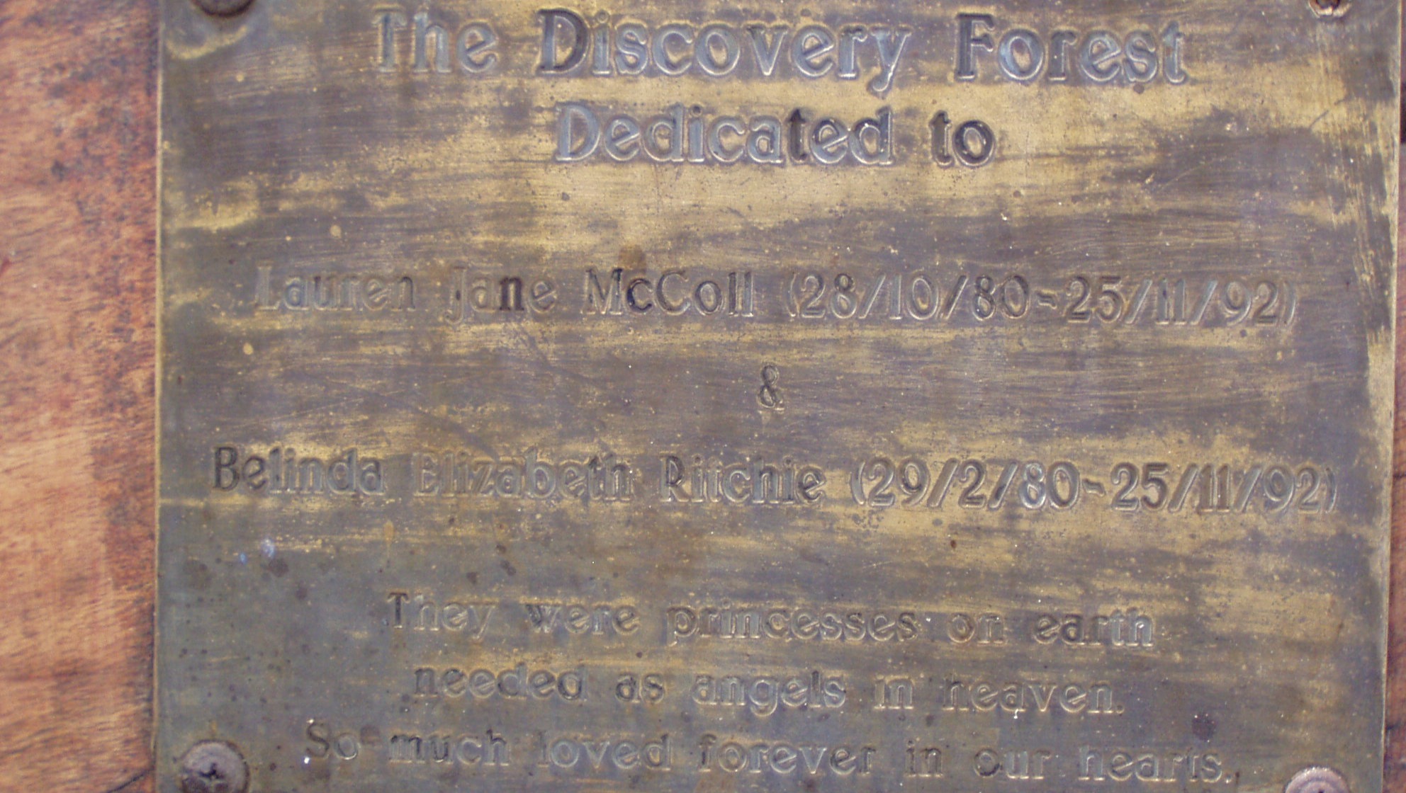 Fundraiser by Kate Petersen : Memory benches - Lauren McColl & Belinda ...