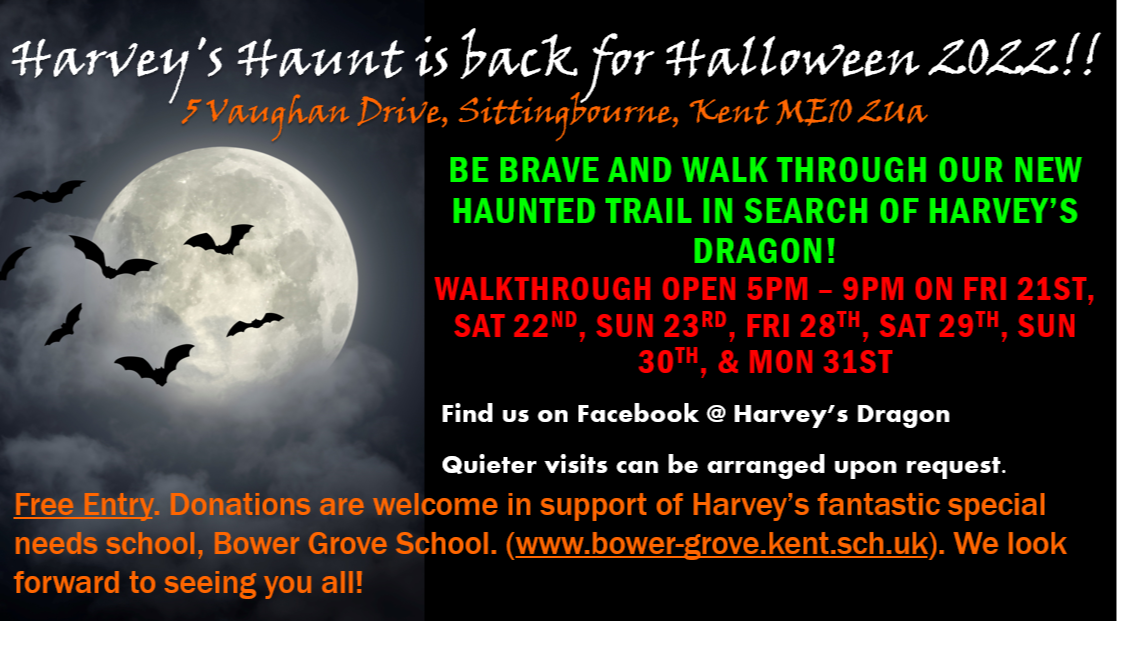Fundraiser by Matthew Payne : Harvey's Haunt - Bower Grove School