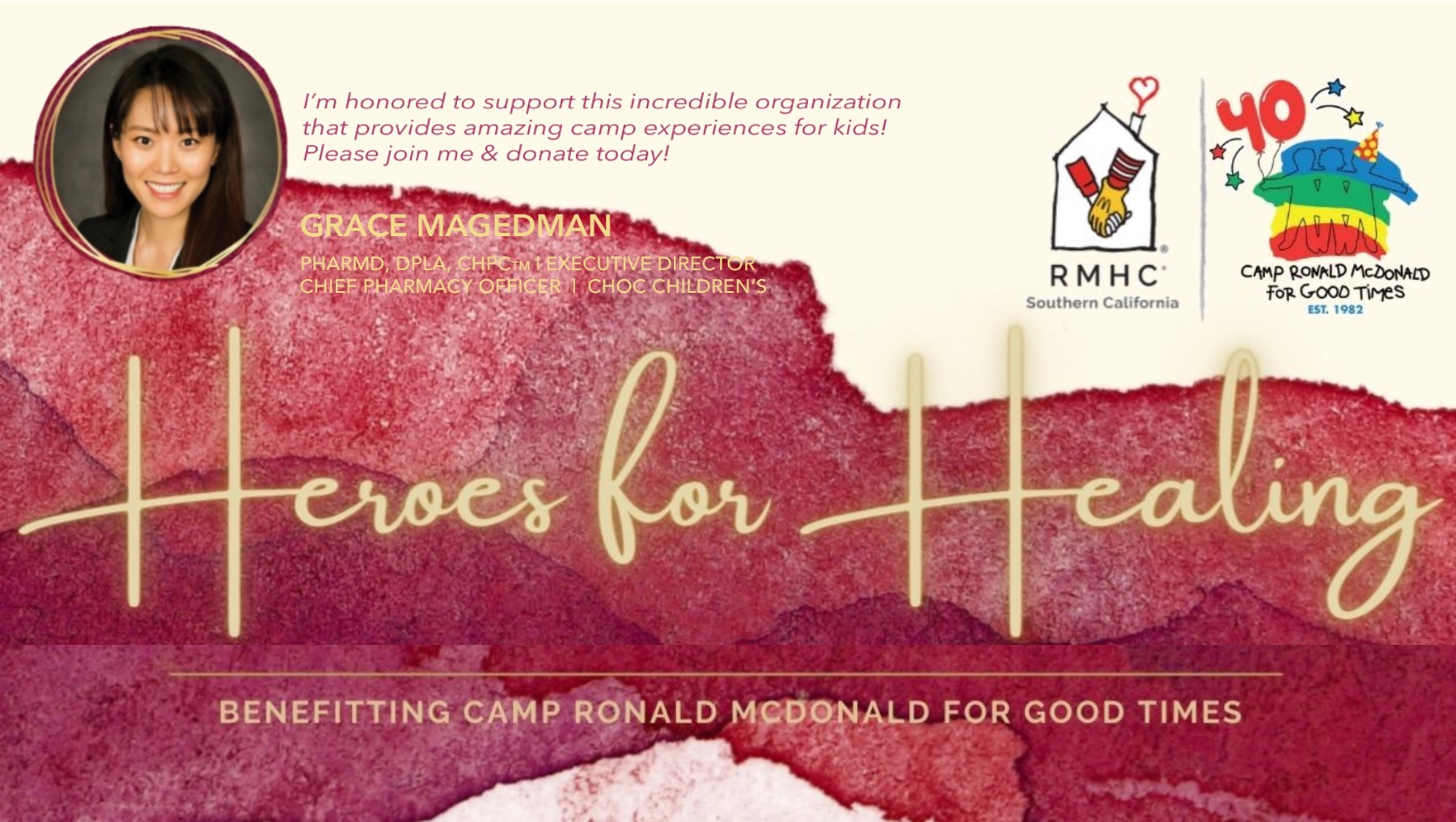 Fundraiser by Grace Magedman : Support Ronald McDonald Camp for Good ...
