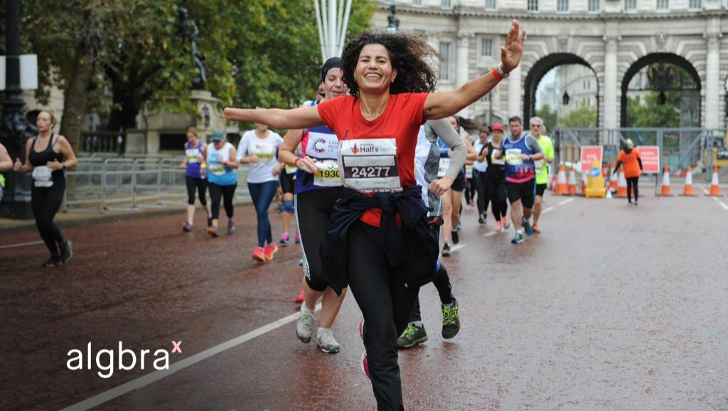 Fundraiser by Aisha Desai : Najah runs the London Marathon for Algbra X!